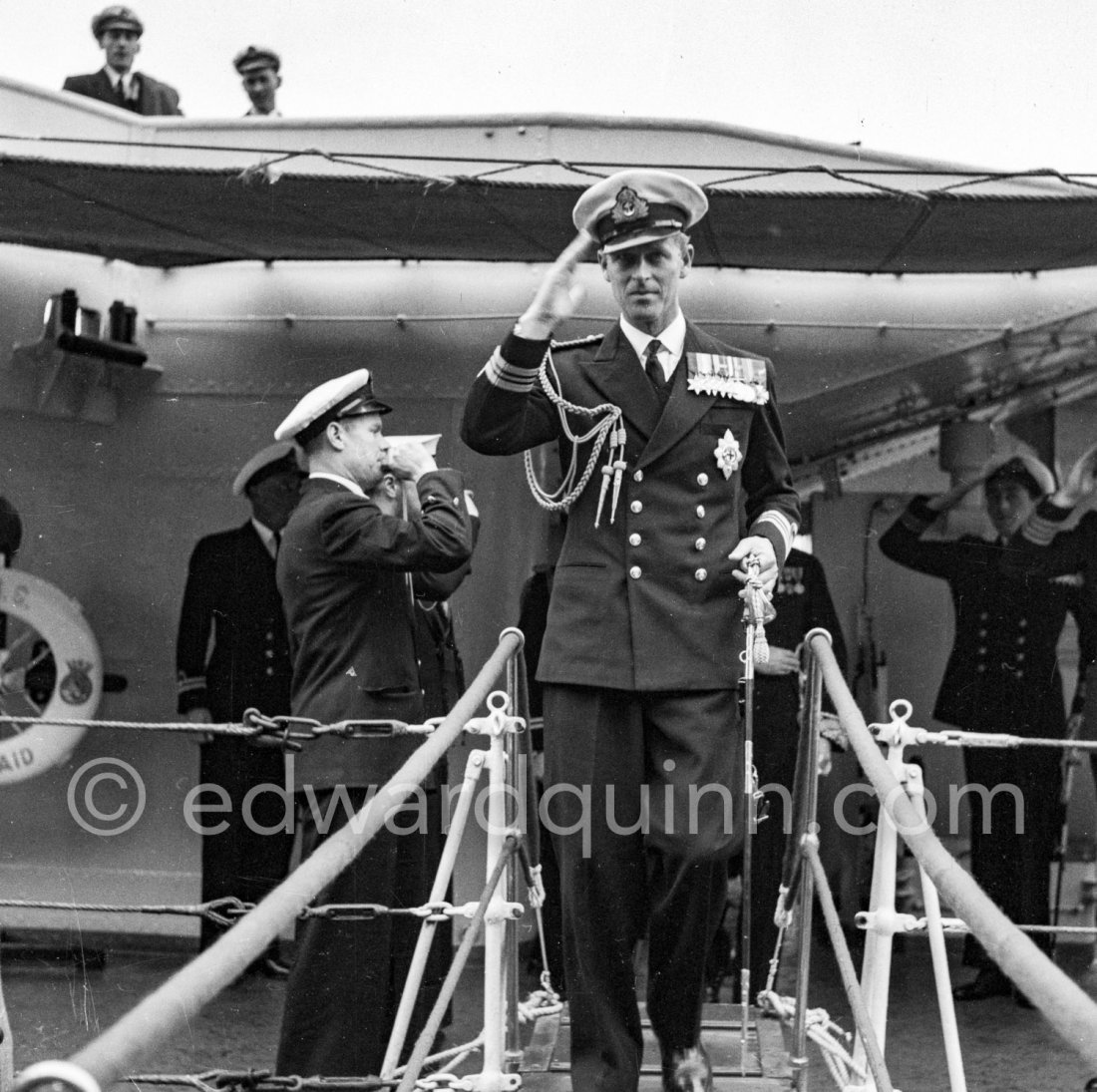 The Duke of Edinburgh, Prince Philip, on an official 5-days visit with ...