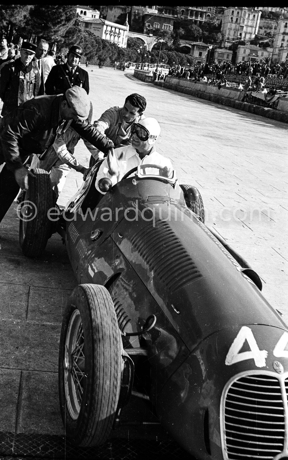 Franco Rol, (44) Maserati 4CLT. Monaco Grand Prix 1950. | Edward Quinn ...
