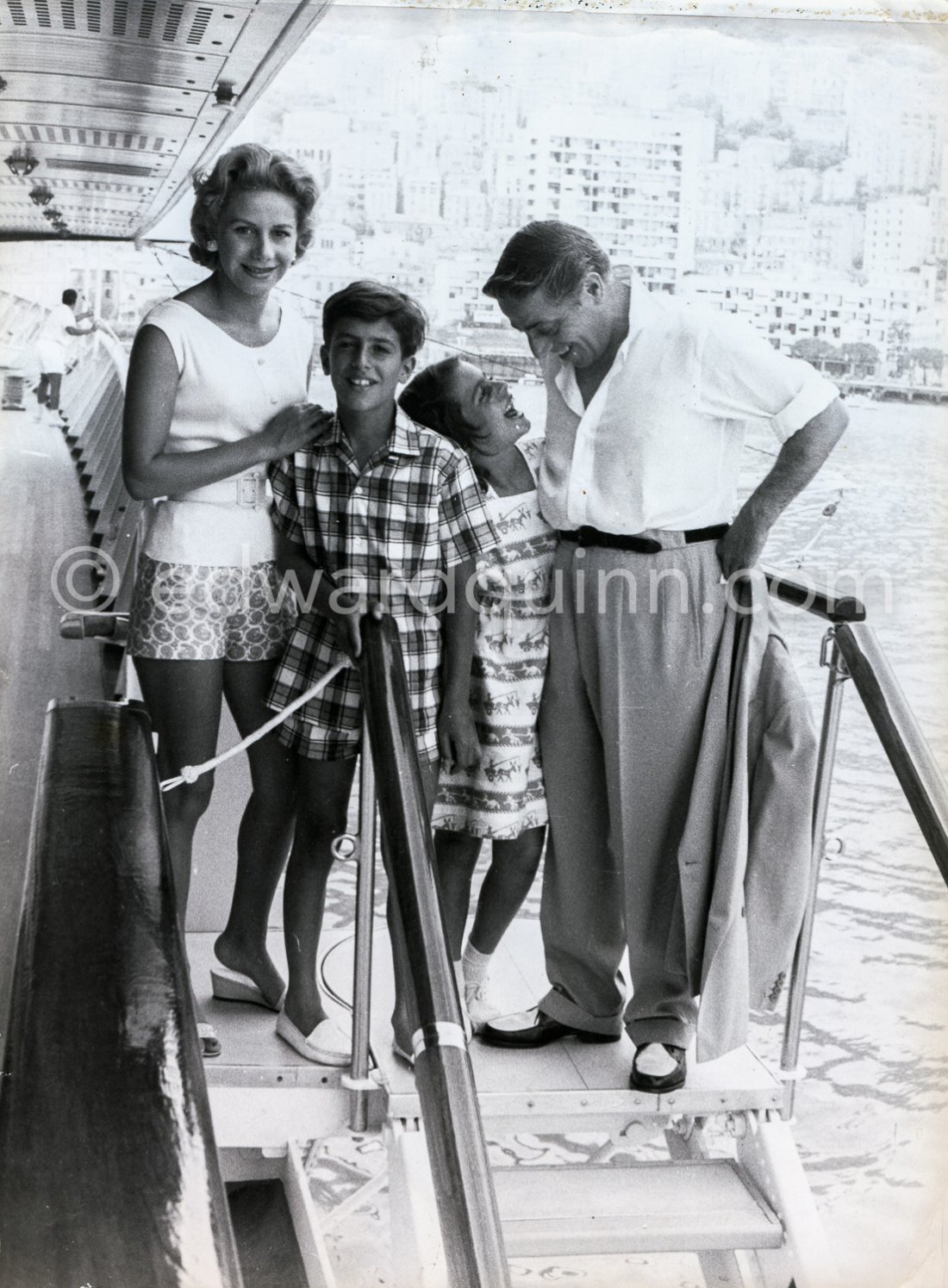 Aristotle Onassis, Tina Onassis, Alexander Onassis and Christina ...