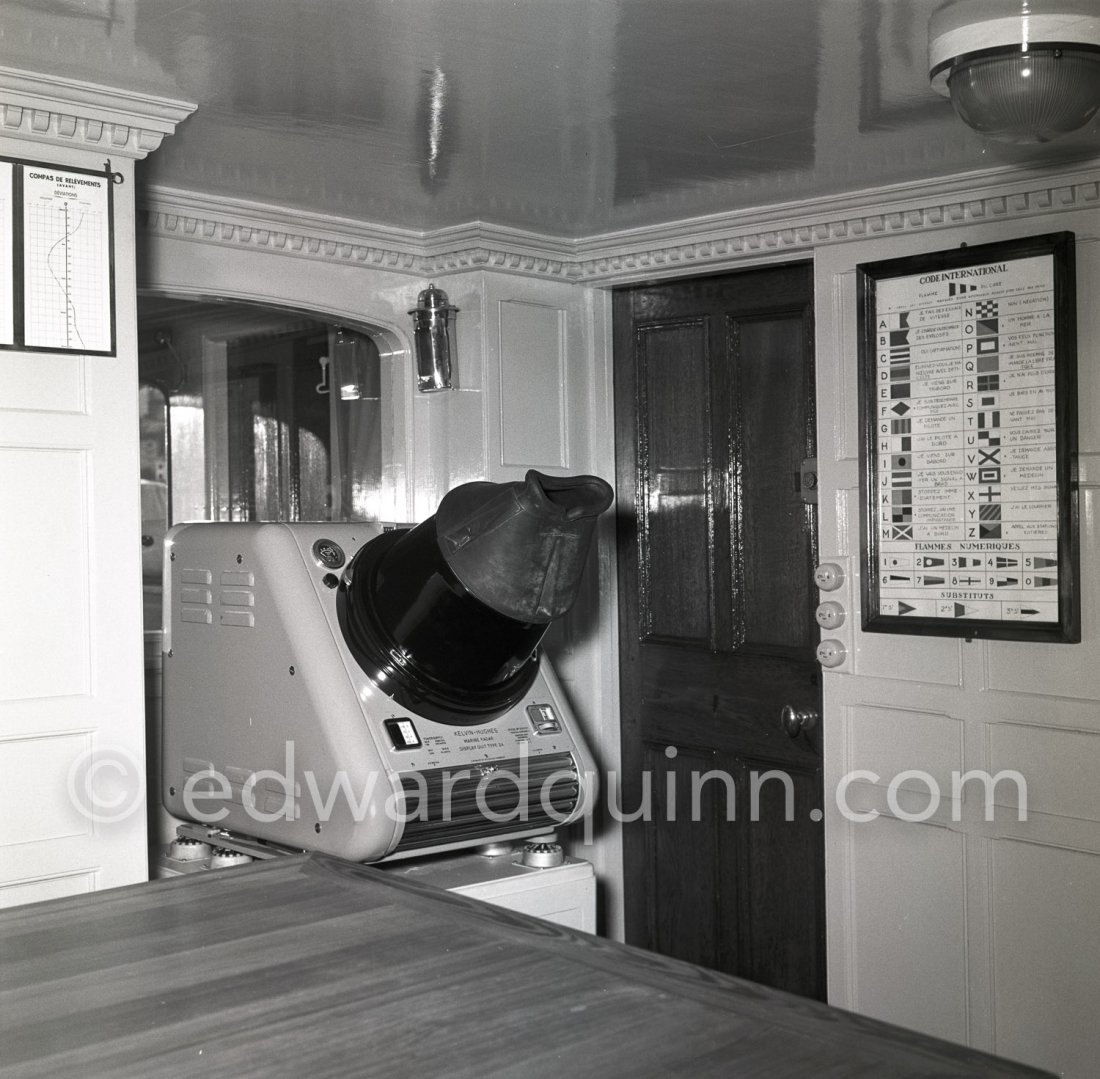 On Prince Rainier's luxury yacht Deo Juvante II anchored in Monaco ...