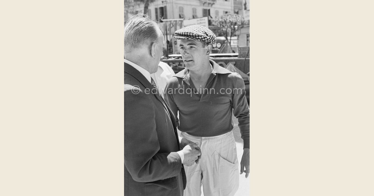 Jean Behra. Monaco Grand Prix 1955. | Edward Quinn Photographer