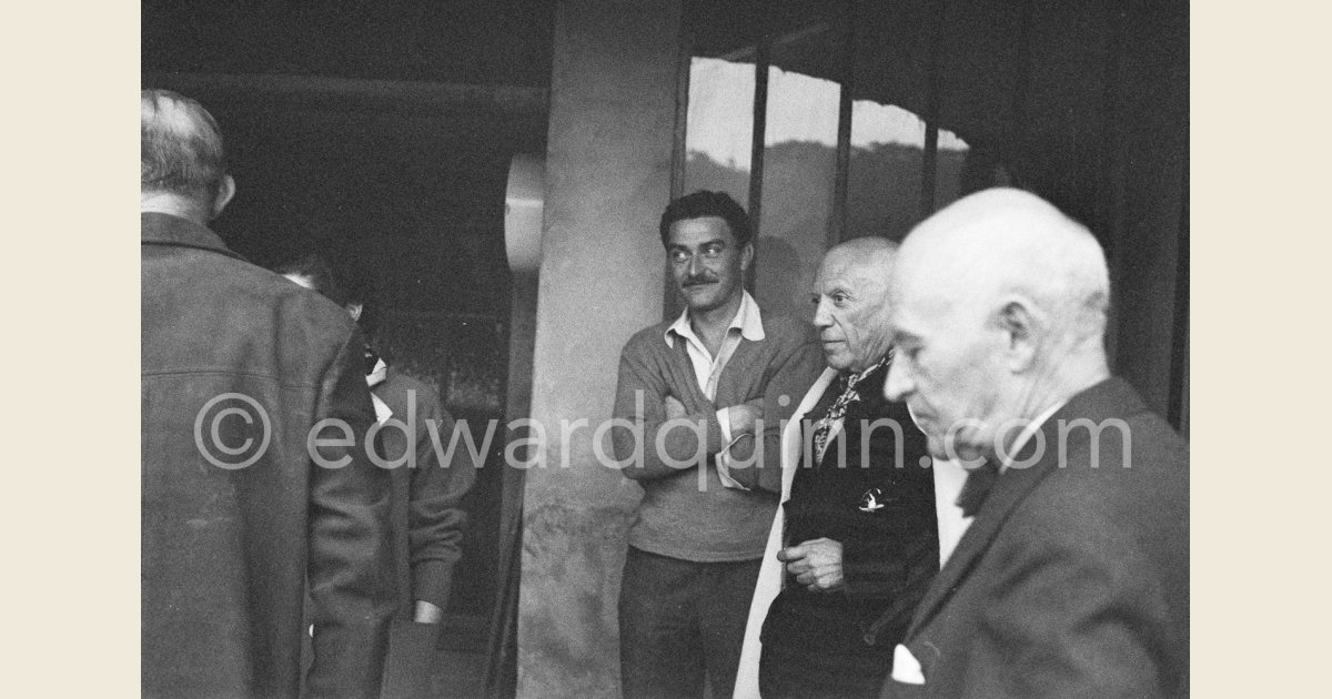 Georges Ramié, not yet identified person, Pablo Picasso, Daniel-Henry ...
