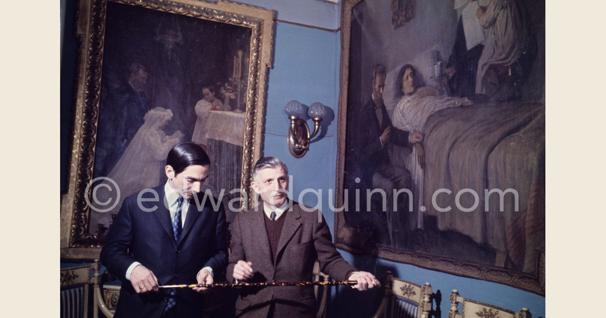 Jaime Vilató on the left and Pablín Vilató at the home of her mother ...