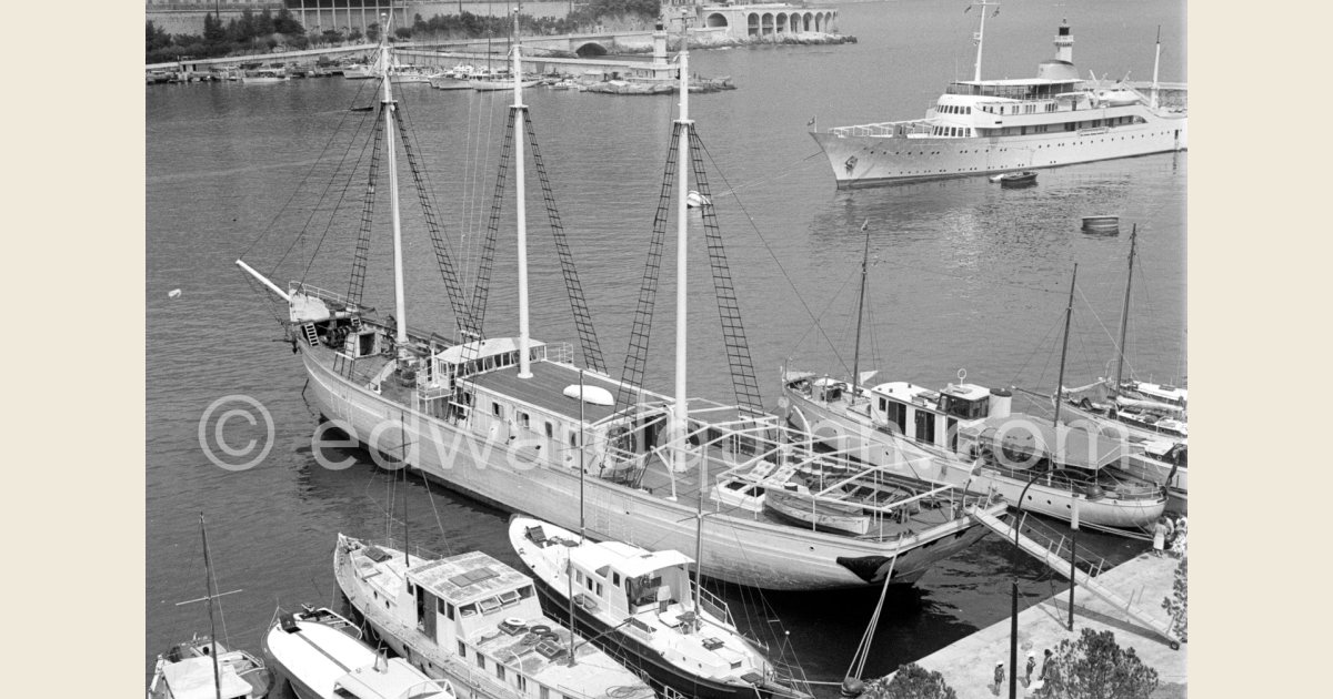 Cargo ship Costa del Sol, which replaced Prince Rainier's yacht Deo ...