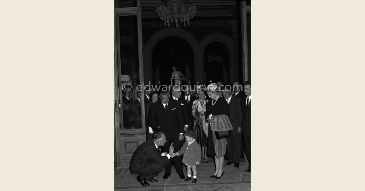 Prince Albert, Prince Rainier, Princess Grace, Jacques-Yves Cousteau ...