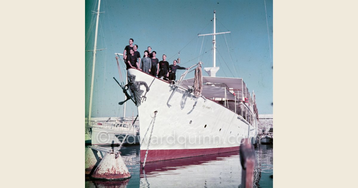 Prince Rainier's luxury yacht Deo Juvante II anchored in Monaco harbor ...