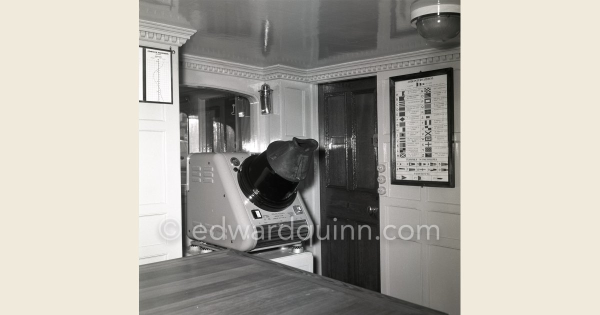 On Prince Rainier's luxury yacht Deo Juvante II anchored in Monaco ...