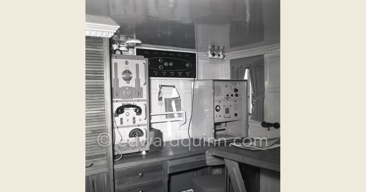 On Prince Rainier's luxury yacht Deo Juvante II anchored in Monaco ...